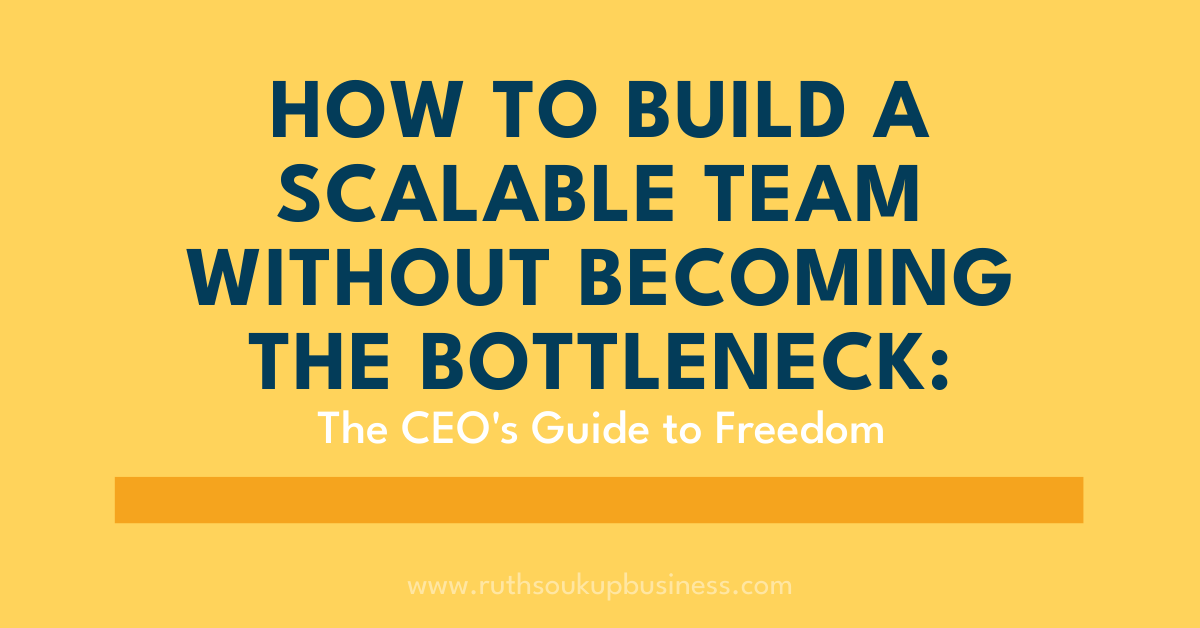 Build a Scalable Team Without Burnout: The CEO's Guide to Smart Growth